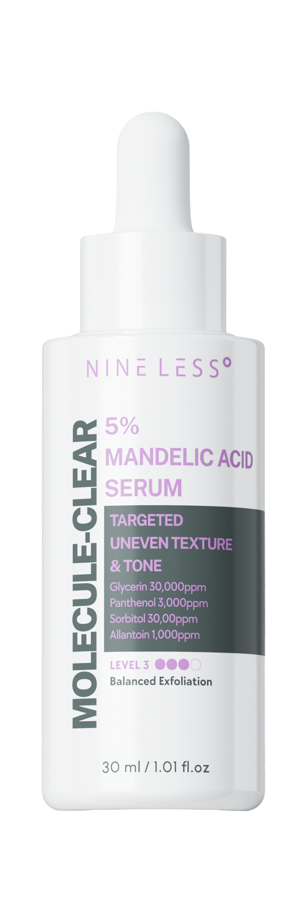[MOLECULE-CLEAR] 5% Mandelic Acid Serum 30ml – NINELESS